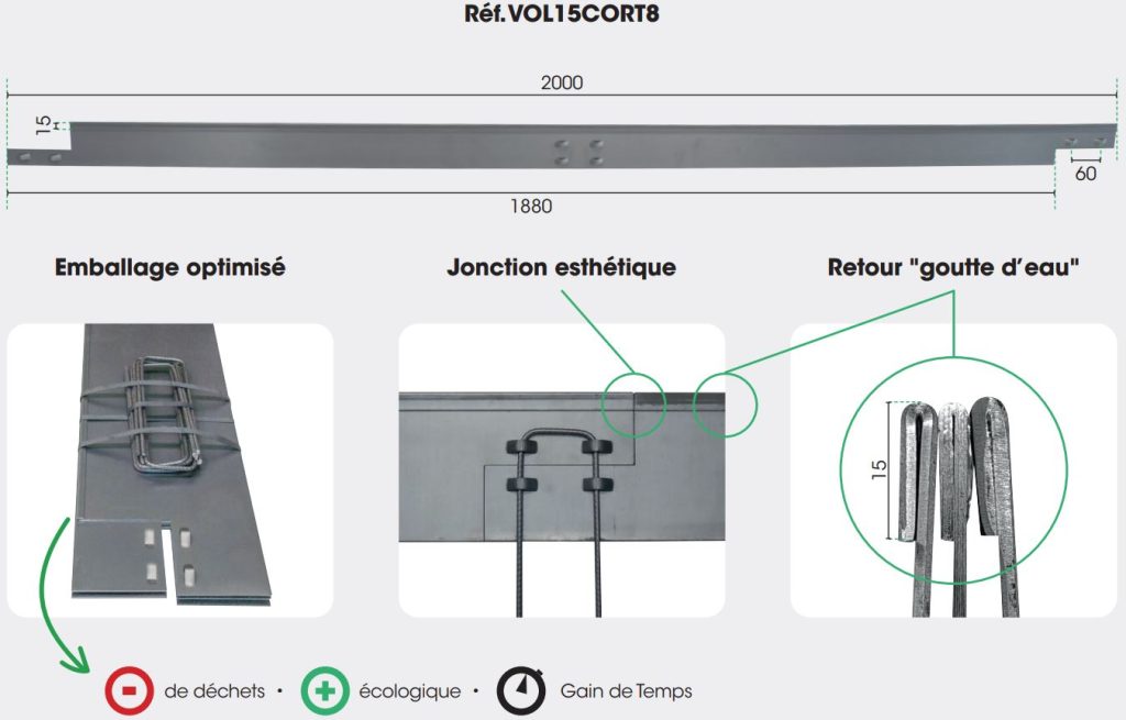 Voliges Planes en Acier CORTEN | Toltex