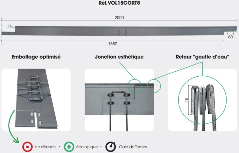 Voliges Planes en Acier CORTEN | Toltex